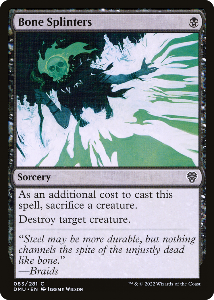 Bone Splinters (DMU) 83 – WZRD TCG