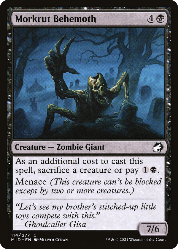 Morkrut Behemoth (MID) 114 – WZRD TCG