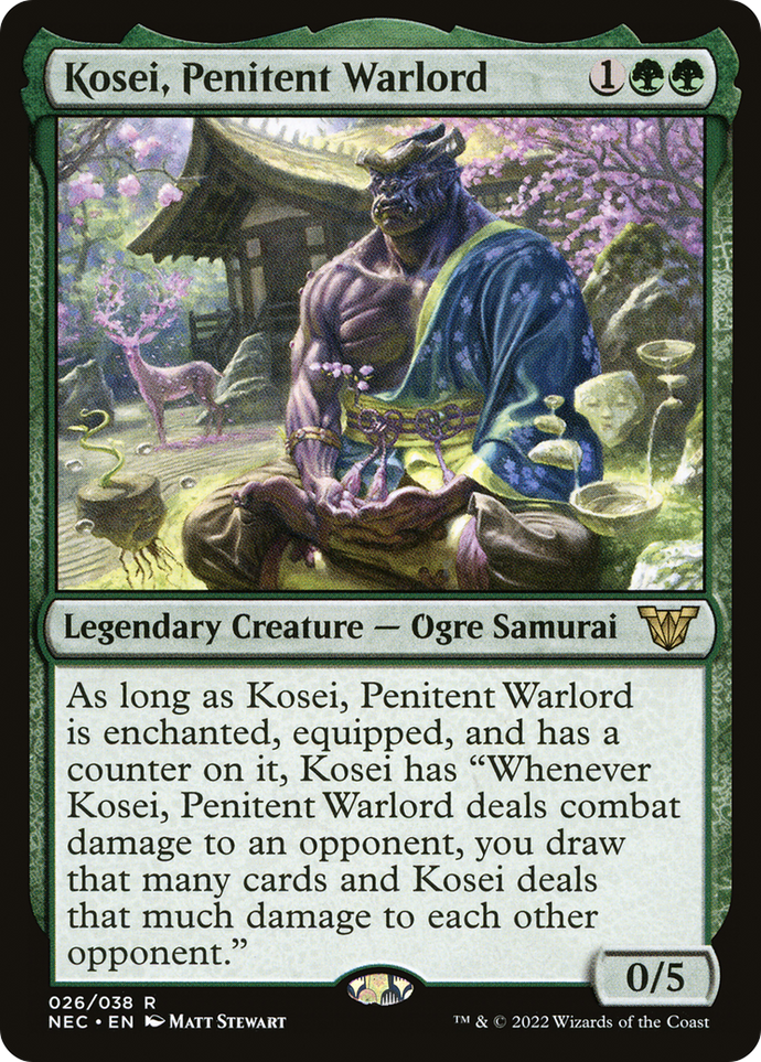 Kosei, Penitent Warlord (NEC) 26 – WZRD TCG