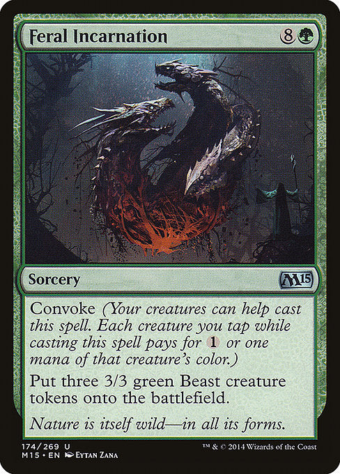 Feral Incarnation (Magic 2015 174) – WZRD TCG