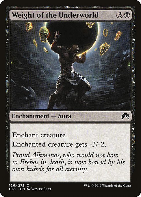 Weight of the Underworld (Magic Origins 126) – WZRD TCG
